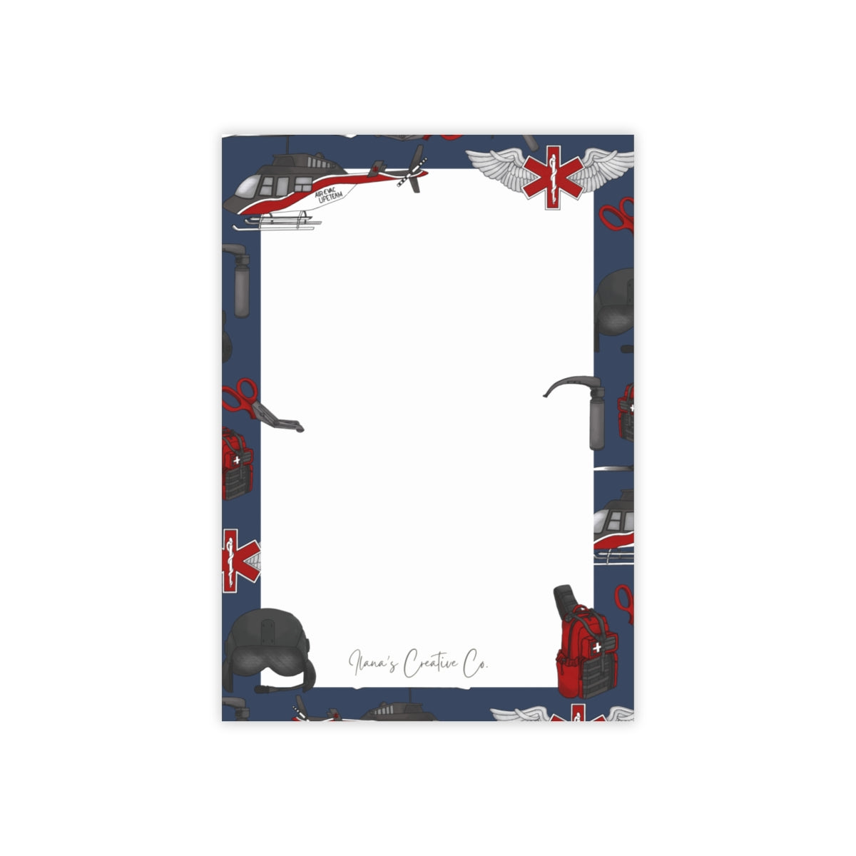 Flight Medic | Nurse Sticky Notepad – Ilana's Creative Co.